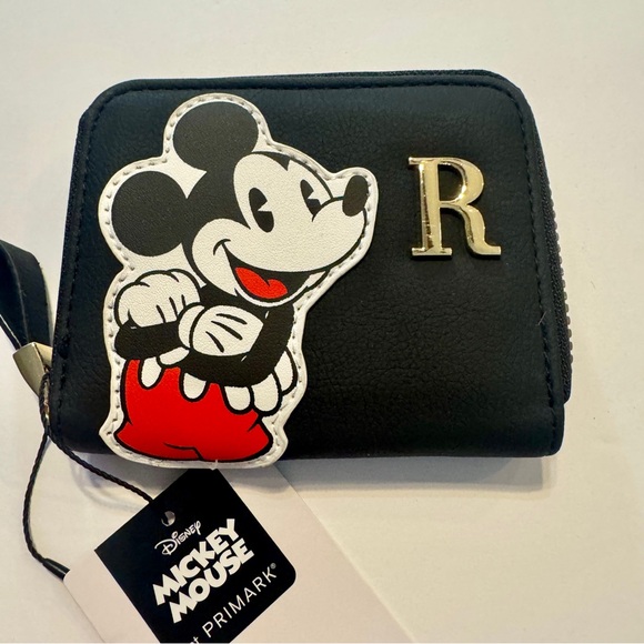 Disney | Bags | Nwt Disney Mickey Mouse Wallet From Primarkblack Faux ...